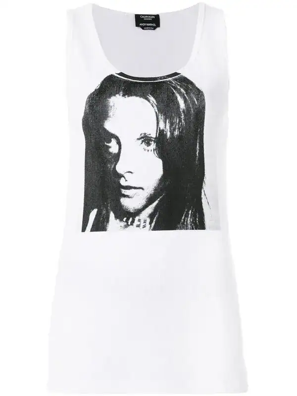 Calvin Klein X Andy Warhol Sandra Brant Tank Top - White 