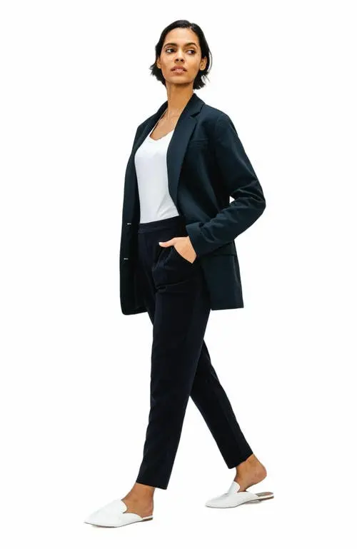 MINISTRY OF SUPPLY Velocity Oversized Blazer - Dark Navy