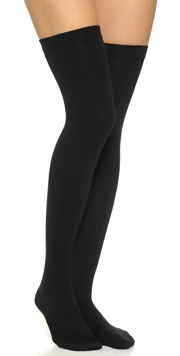 Plush Fleece-lined Thigh High Socks