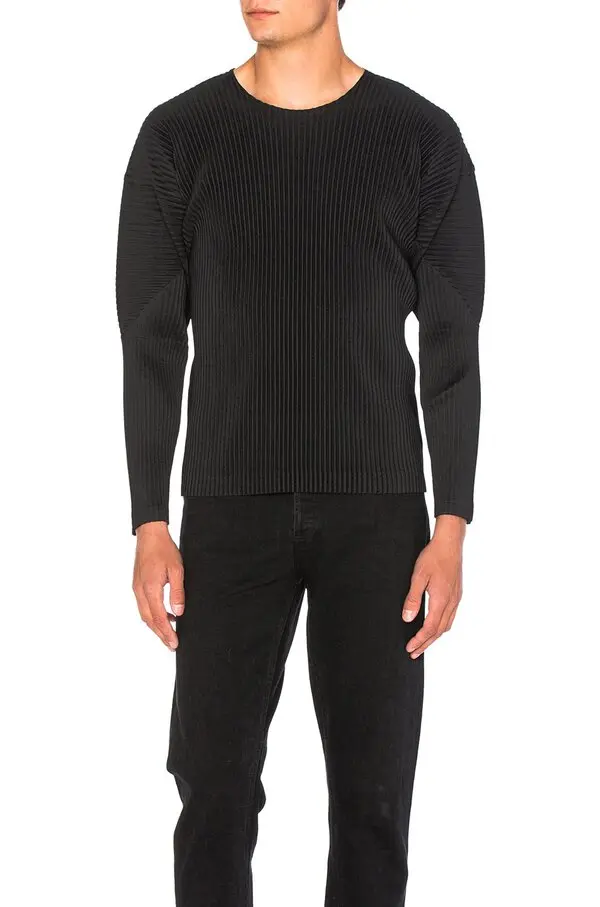 Issey Miyake Long Sleeve Tee - Black