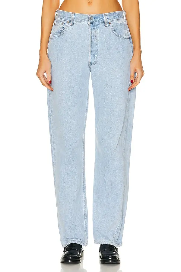 ALIGRACE Brigette Baggy Customs Jeans - Light