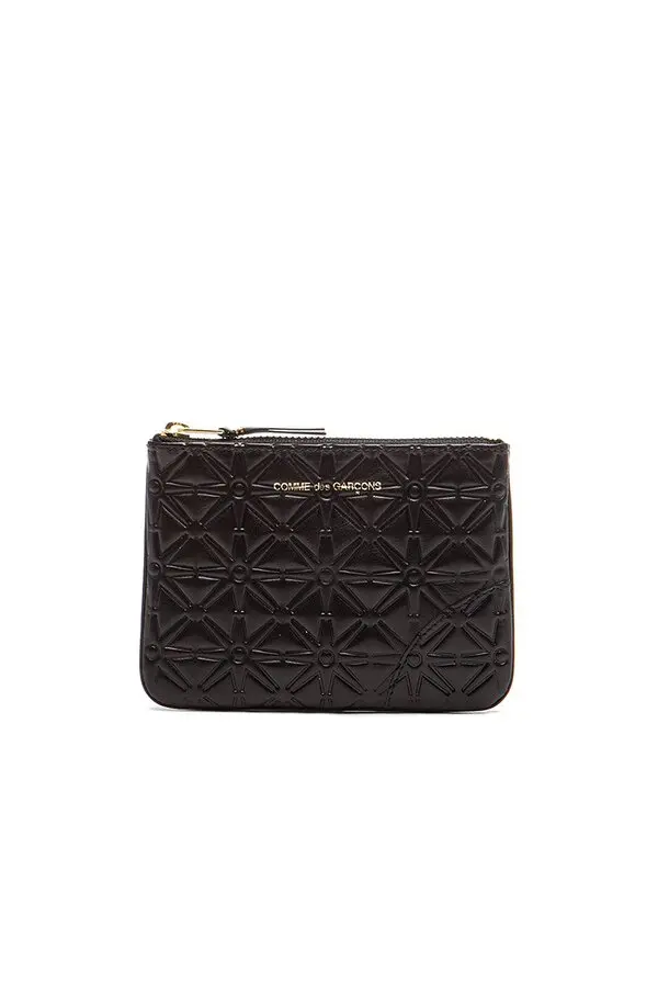 Comme Des Garçons Small Star Embossed Pouch