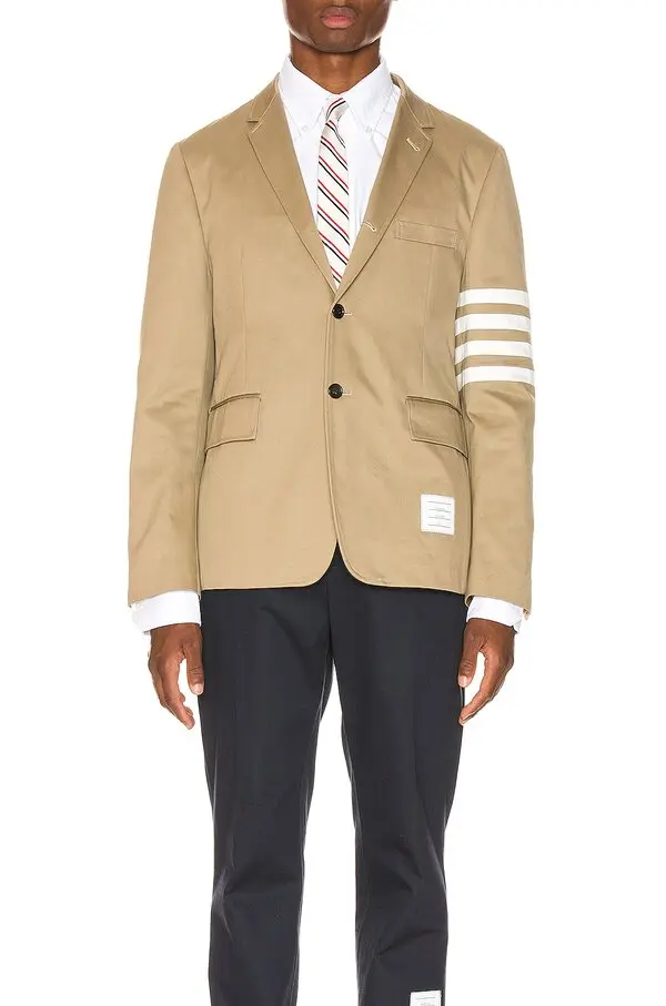 Thom Browne Unconstructed Classic Blazer - Camel