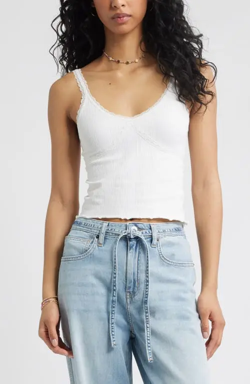 Bp. Seamless Rib Tank - White Blanc