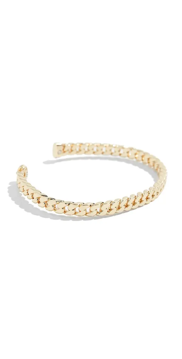 Shashi Chain Cuff Bracelet - Gold