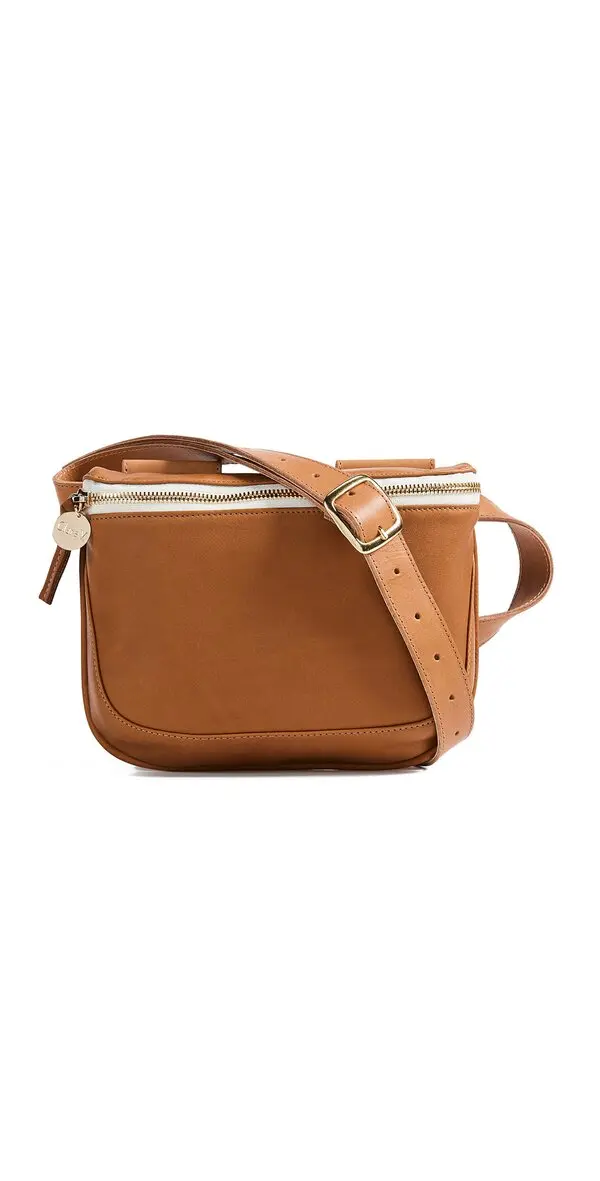 Clare V. Leather Fanny Pack - Tan
