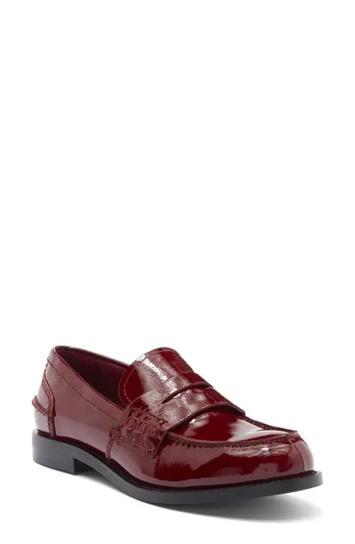 Jeffrey Campbell Books Penny Loafer - Wine Brush Off