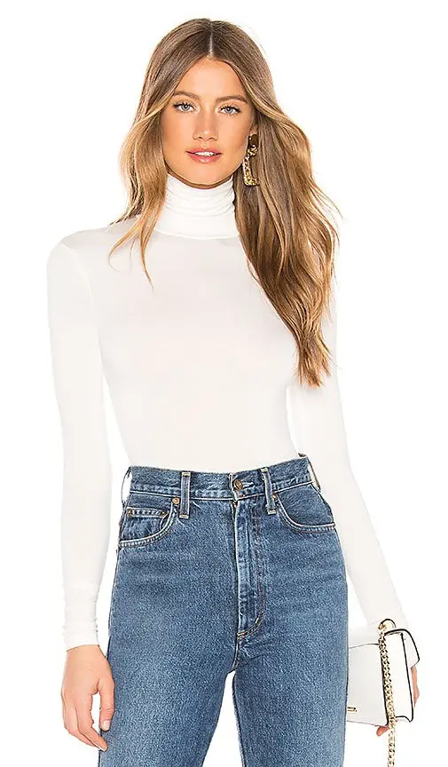 Superdown Zelda Mock Neck Bodysuit