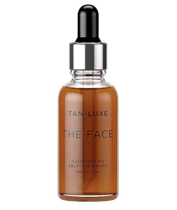 Tan-luxe The Face Illuminating Self-tan Drops In Medium / Dark - Medium,dark