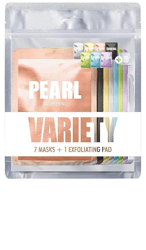 LAPCOS 7 Mask Variety Pack 1 + Exfoliating Pad