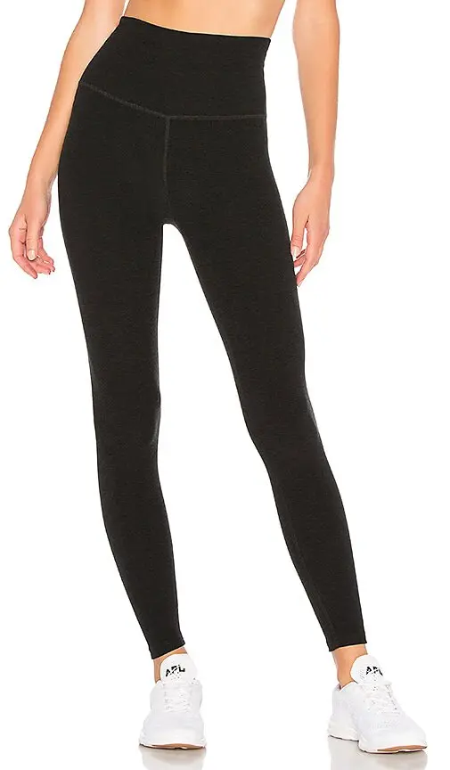 Beyond Yoga Spacedye High Waisted Midi Legging - Darkest Night