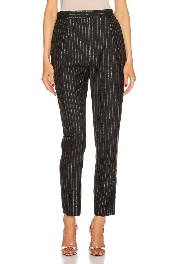 Saint Laurent Striped Tailored Pant