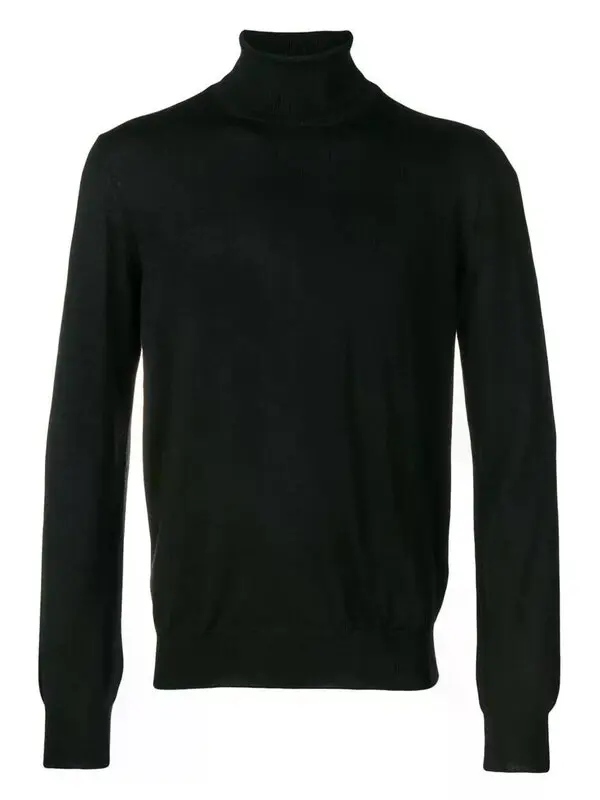 BARBA NAPOLI Roll-neck Sweater - Black