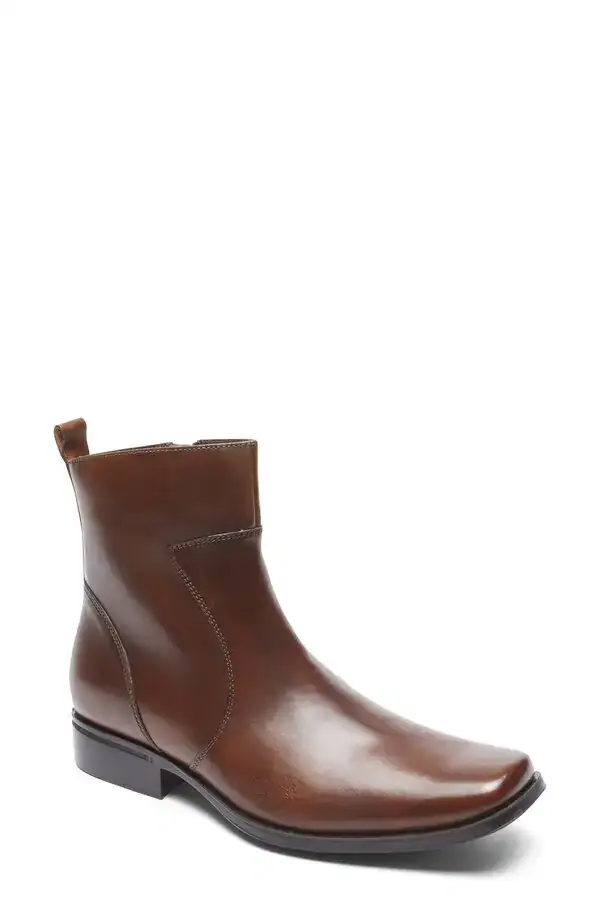 Rockport Toloni Square Toe Bootie - Brown | Editorialist
