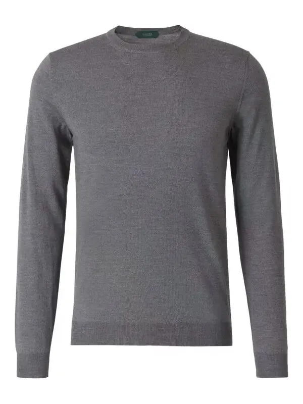 ZANONE Round-neck Jumper - Grey