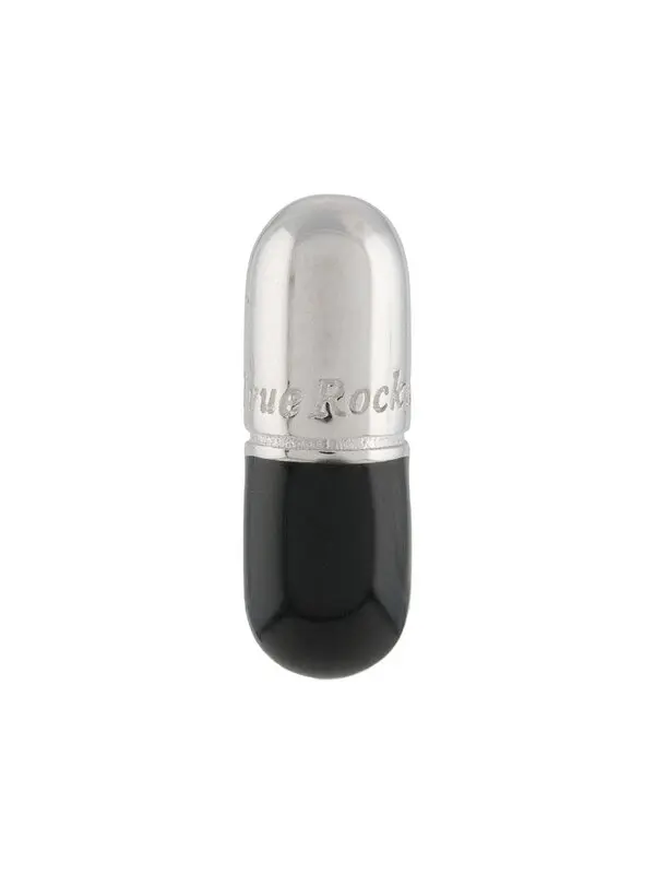 TRUE ROCKS Pill Stud Earring - Silver