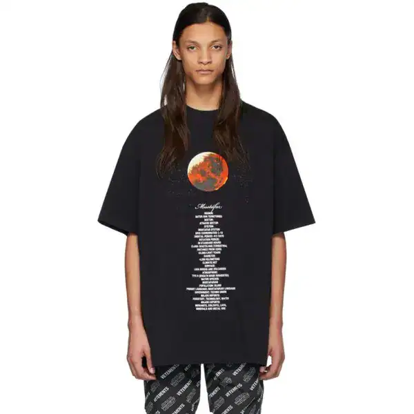 Vetements Star Wars Edition Mustafar Episode Iii T-Shirt In Black  