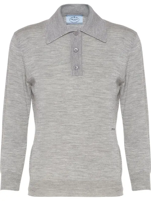 Prada Knitted Polo Shirt