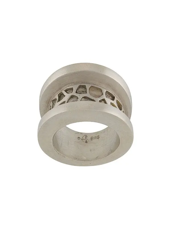 PARTS OF FOUR Chasm Diamond-band Ring