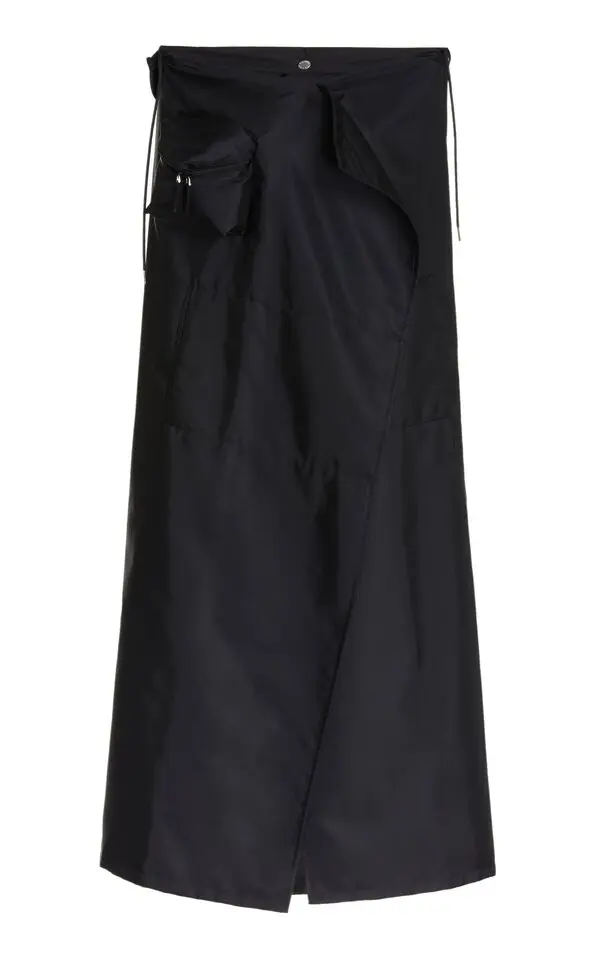 Prada Draped Gabardine Raincoat