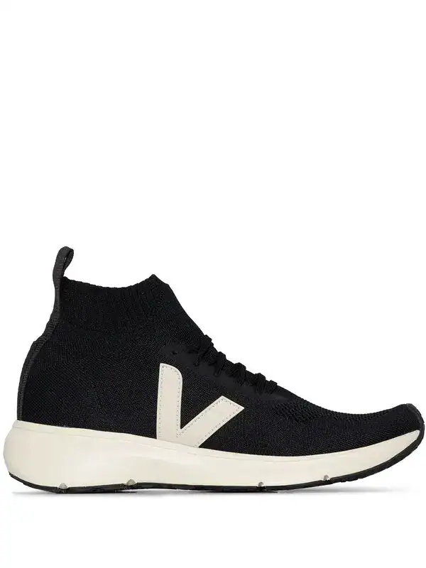 Rick Owens X Veja Sock Runner Low-Top Sneakers In Black 55% Off