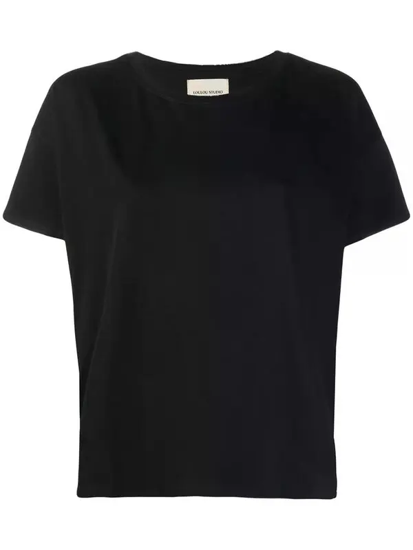 Loulou De Saison Loulou Studio Oversized Cotton T-shirt - Black