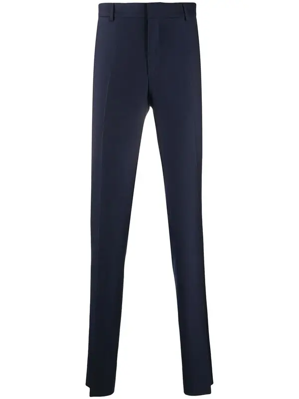 Ralph Lauren Tailored Wool Trousers - Blue