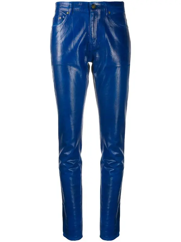 Saint Laurent Skinny Trousers - Blue