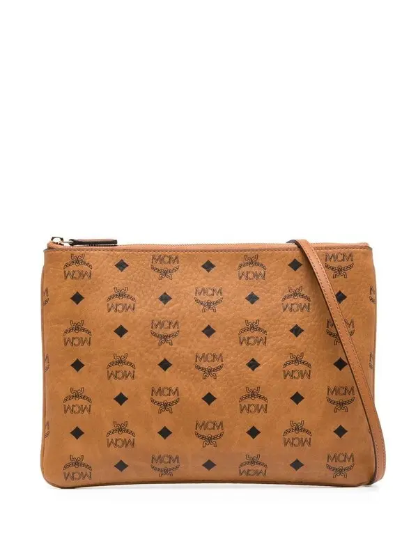 Mcm Pouch-pocket Crossbody Bag - Brown
