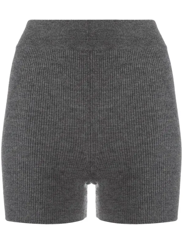 Cashmere In Love Alexa Ribbed-knit Biker Shorts