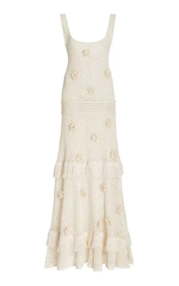alexis knit maxi dress Alexis Marce Off-the-Shoulder Pleated Knit Maxi Dress