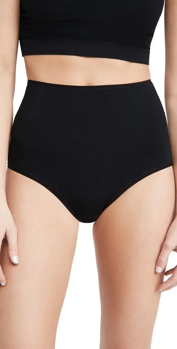 Hatch The Seamless Belly Briefs - Black
