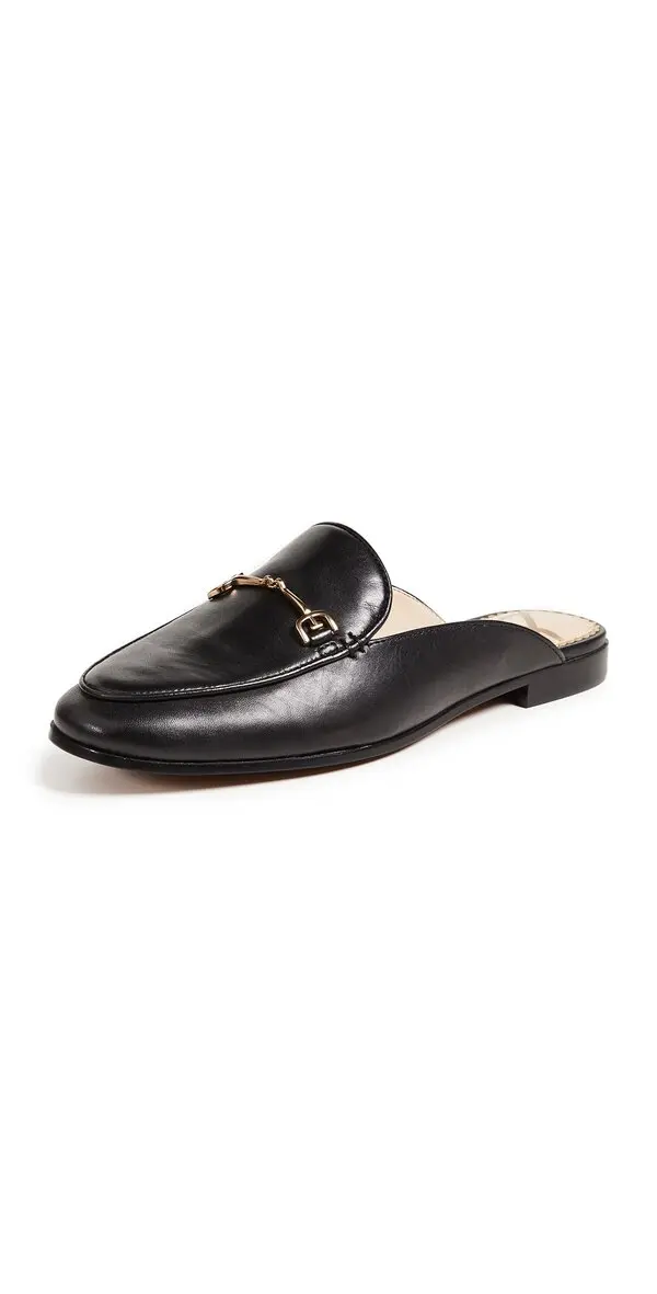 Sam Edelman Linnie Flat Mules - Black
