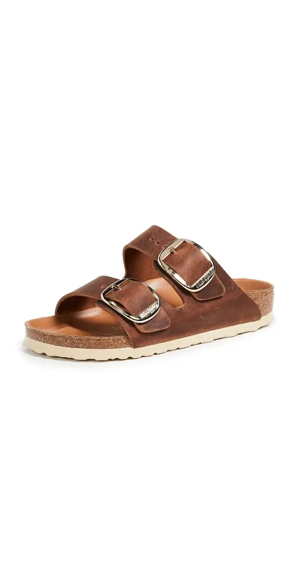 BIRKENSTOCK Arizona Big Buckle Sandals - Antique Cognac