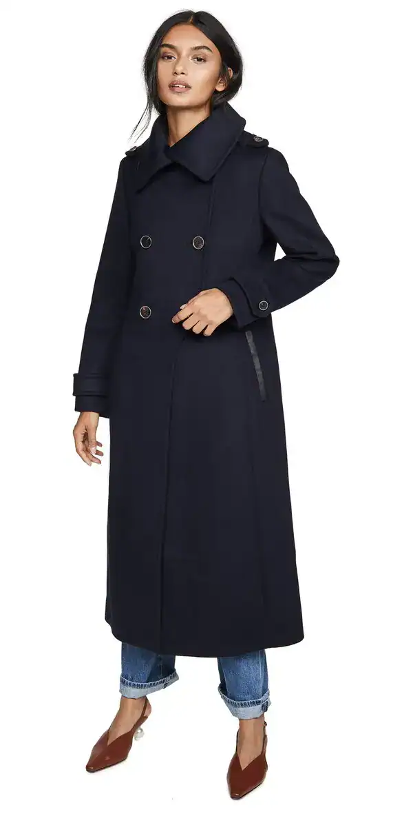 Mackage Elodie Coat Navy Editorialist