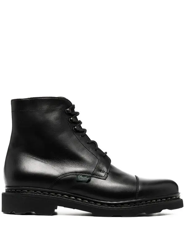 Paraboot Clamart Cap-toe Boots - Black