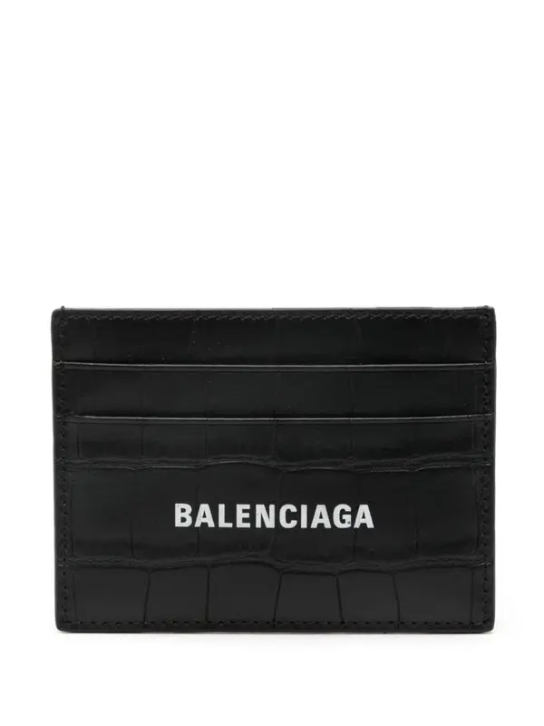 Balenciaga Cash Logo-print Card Holder