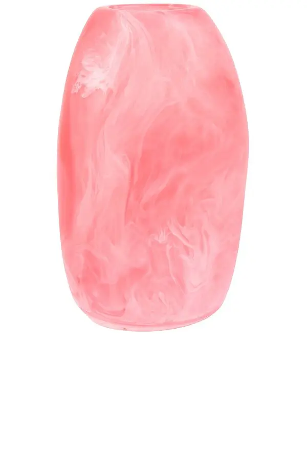 Dinosaur Designs Medium Pebble Vase In Pink - Pink Guava
