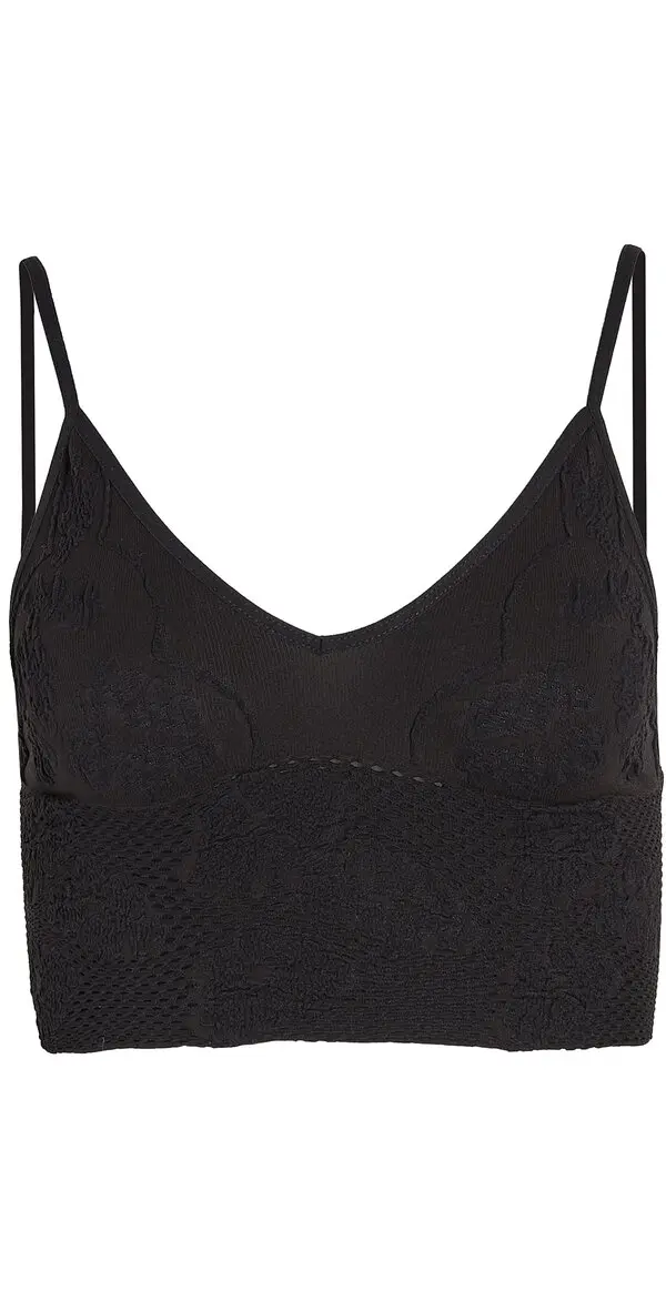 Free People Candy Seamless Bra - Black | Editorialist