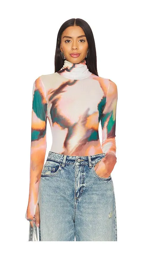 AFRM Zadie Top - Spice Watercolor