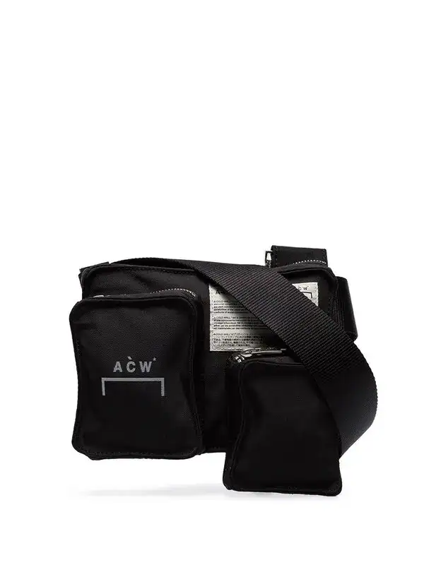 A-Cold-Wall* V2 Logo Holster Belt Bag Black Editorialist