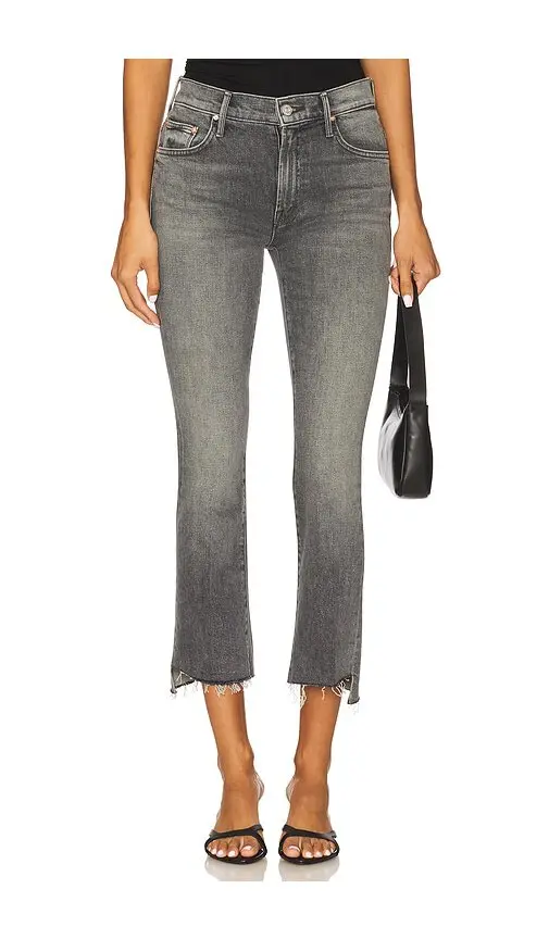 MOTHER The Insider Crop Step Fray Jeans - Moshpit Memories
