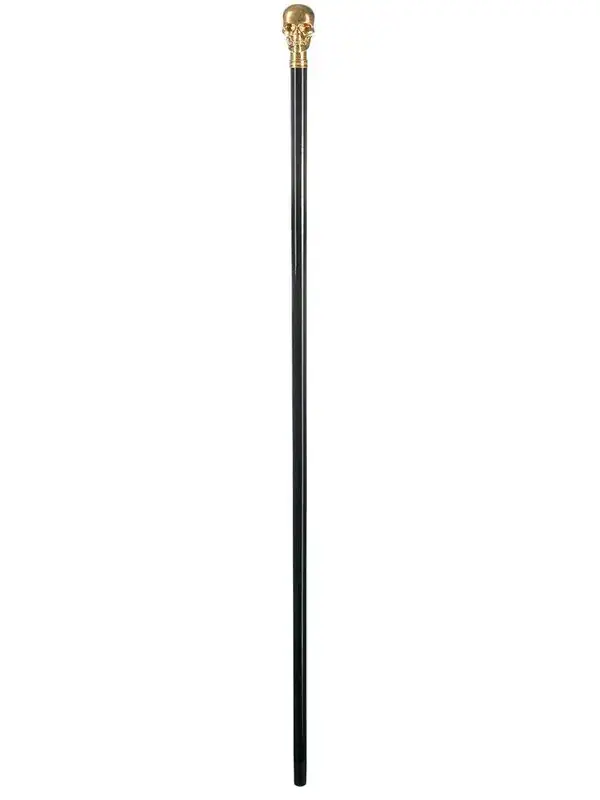 Alexander McQueen Skull Embellished Cane - Black | Editorialist