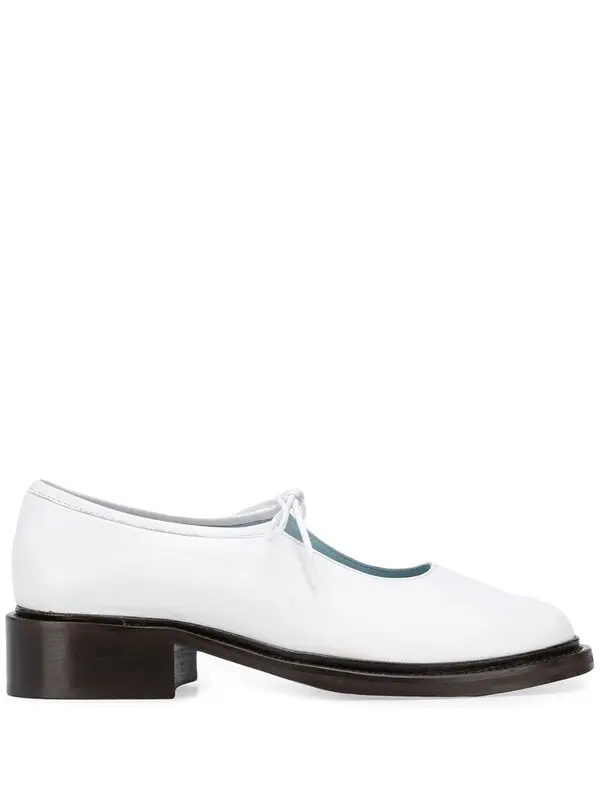 NICOLE SALDANA Fabian 40mm Lace-up Loafers