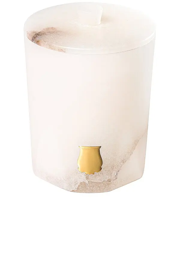 TRUDON The Alabasters Candle In White