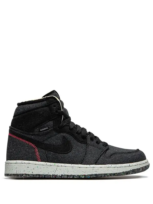 JORDAN Air 1 Retro High Og Zoom Space Hippie Sneakers - Black