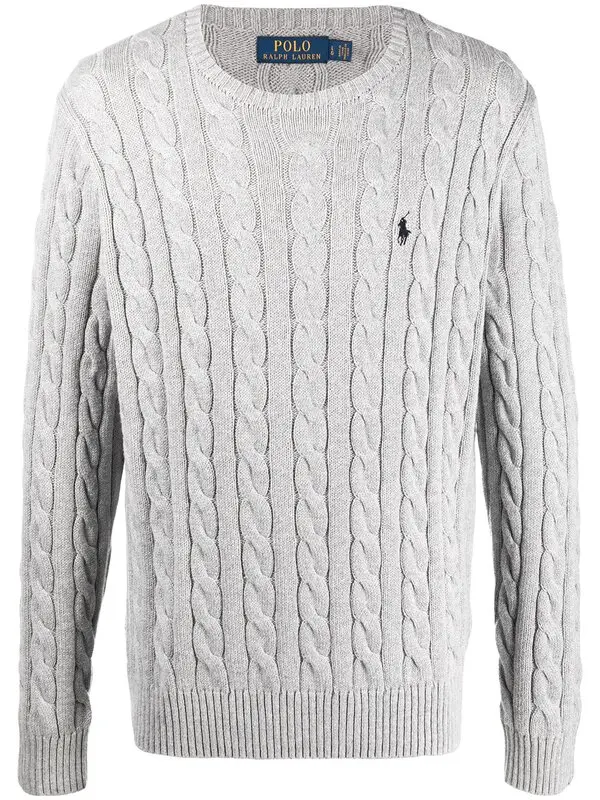 Ralph Lauren Logo-patch Cable-knit Jumper