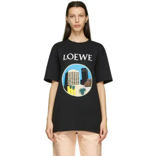 Loewe Black Ken Price Edition La T-Shirt In Black Multi - 32% Off 