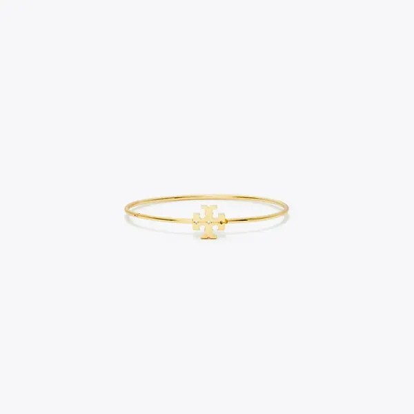 Tory Burch Eleanor Hinged Cuff - Tory Gold