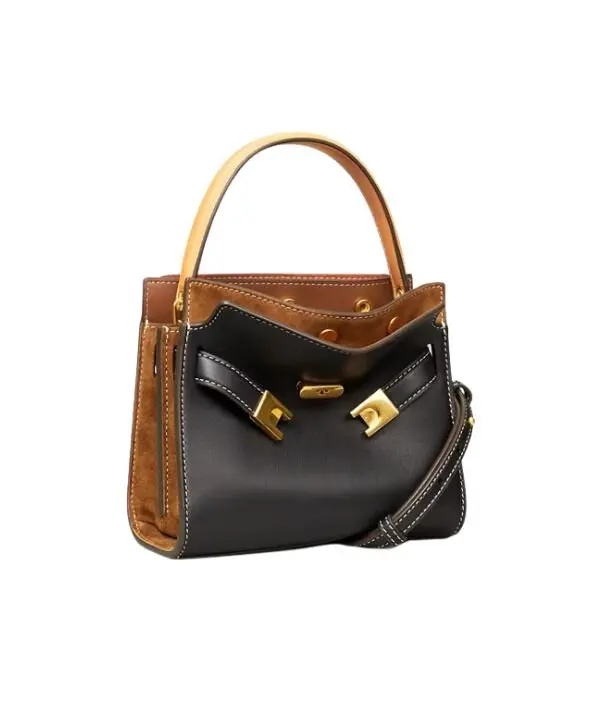 Tory Burch Petite Lee Radziwill Double Bag - Black